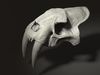 3d Print Skull Sabertooth Cat 3D model 3D printable | CGTrader