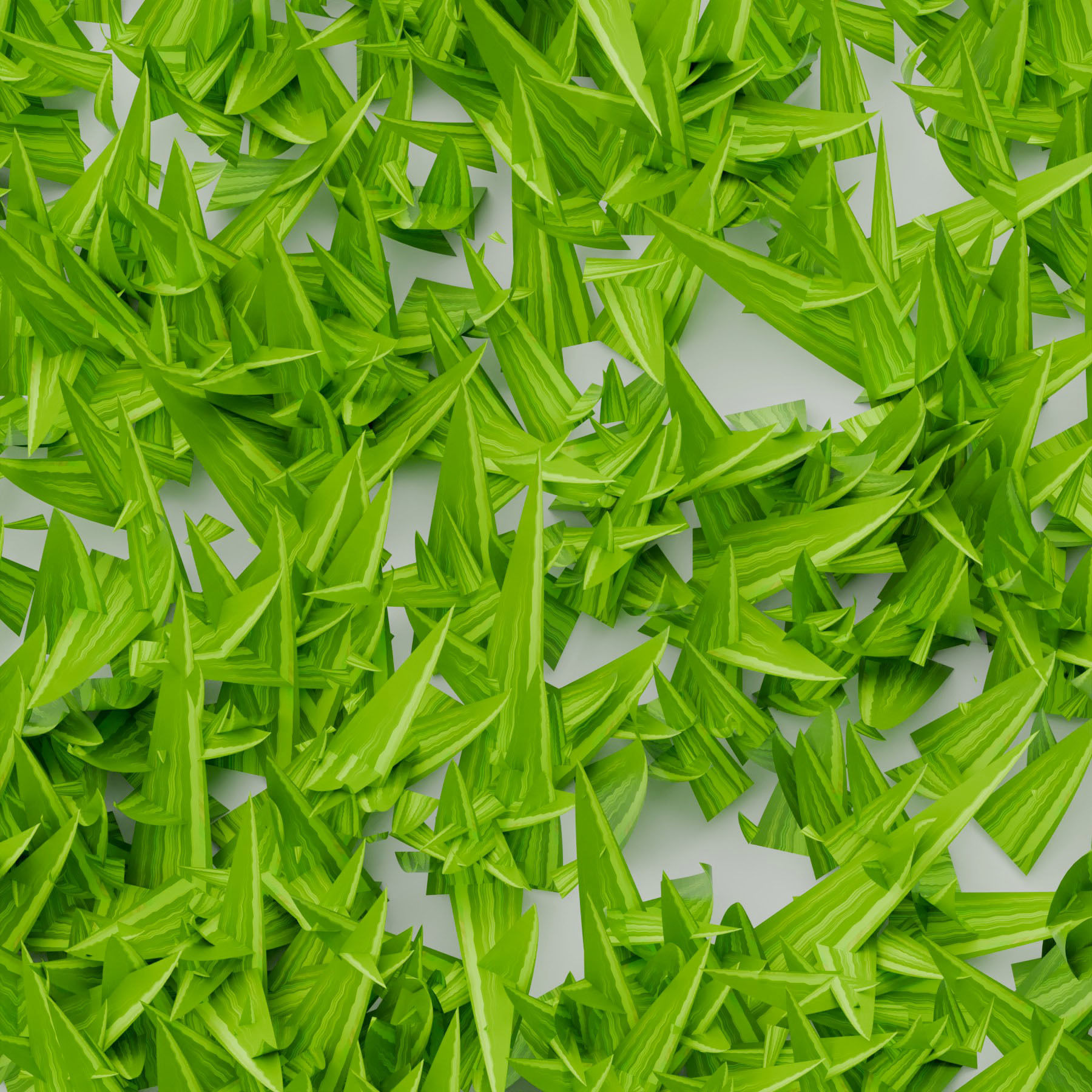 Green Grass 3D for interior and exterior use low poly grass 3D model ...