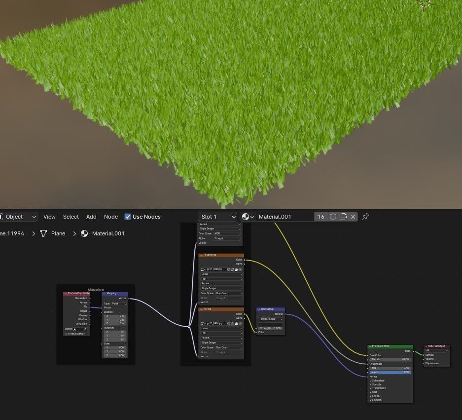 Green Grass 3D for interior and exterior use low poly grass 3D model ...