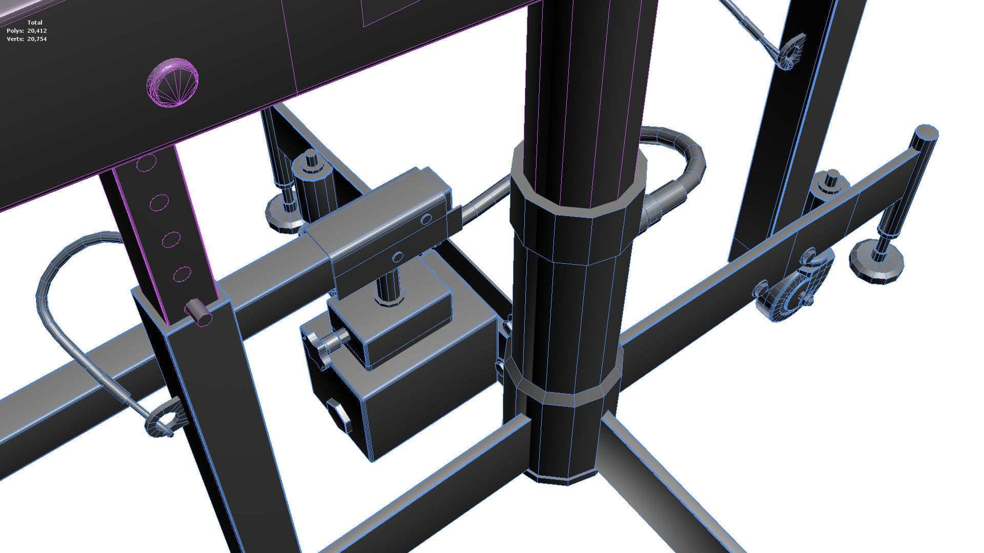 3D model UAV Aircraft Tripod Jack VR / AR / low-poly | CGTrader