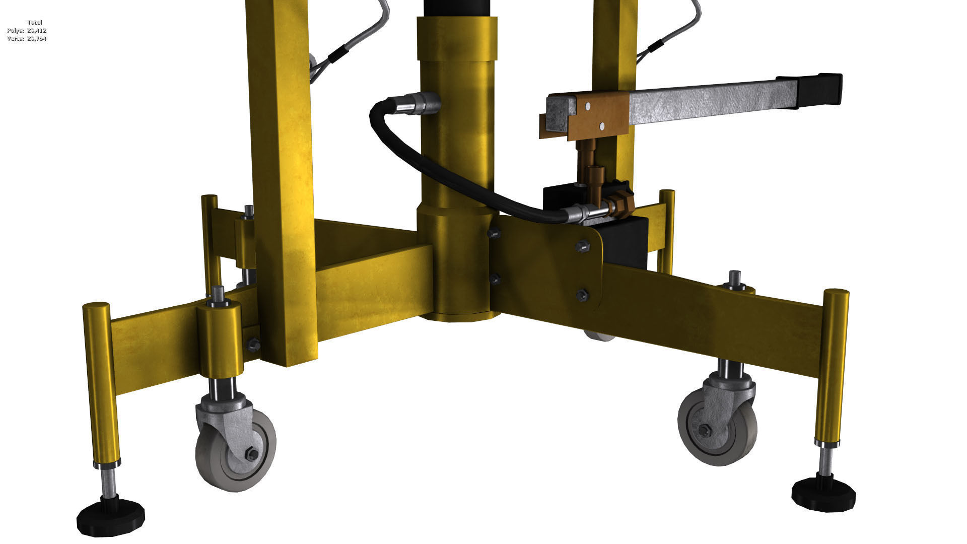 3D model UAV Aircraft Tripod Jack VR / AR / low-poly | CGTrader