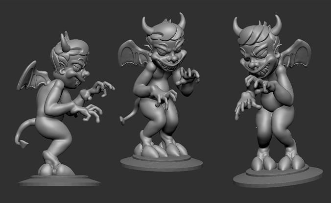 Devil 3D model 3D printable | CGTrader