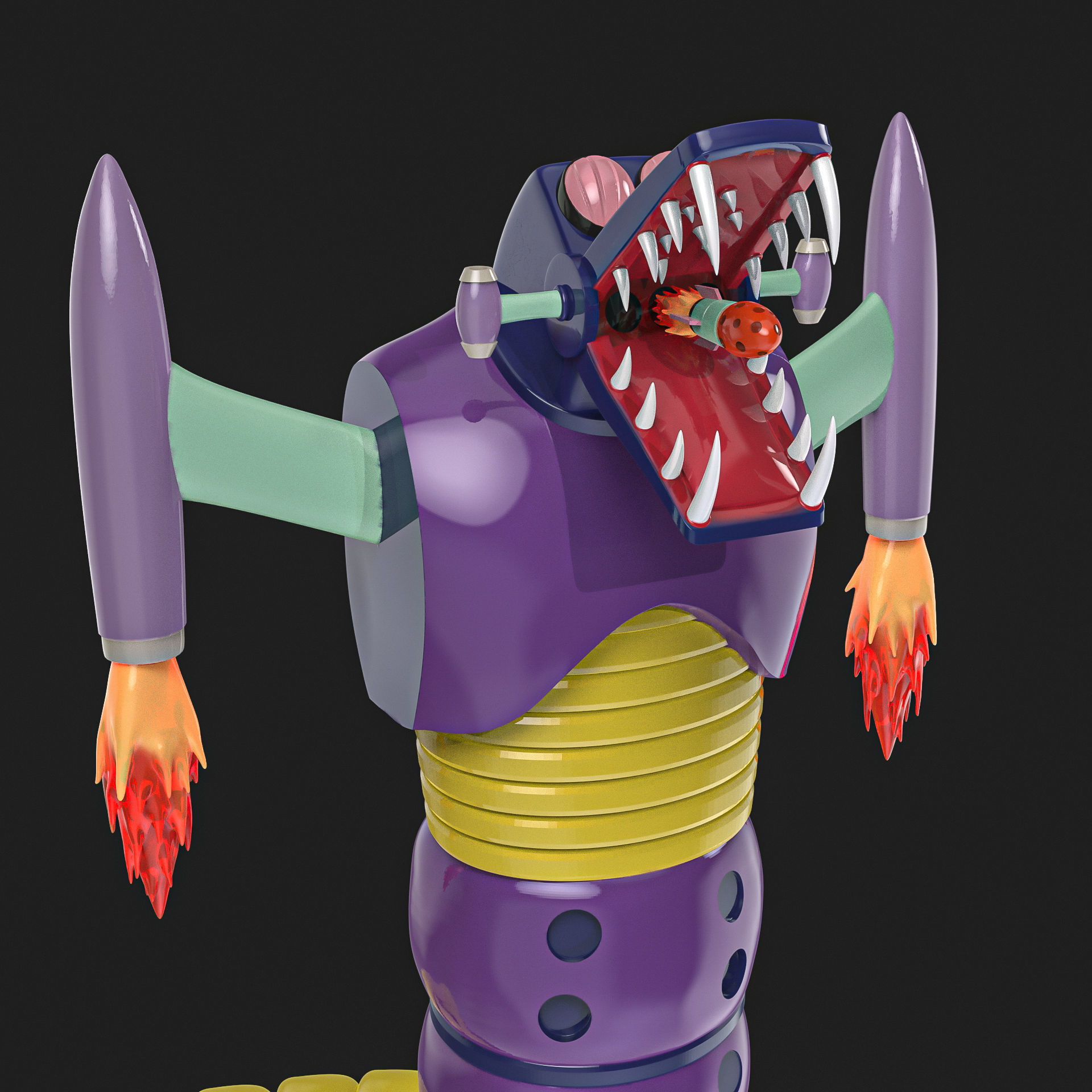 Mandora M3 Mazinger Z 3D model 3D printable | CGTrader