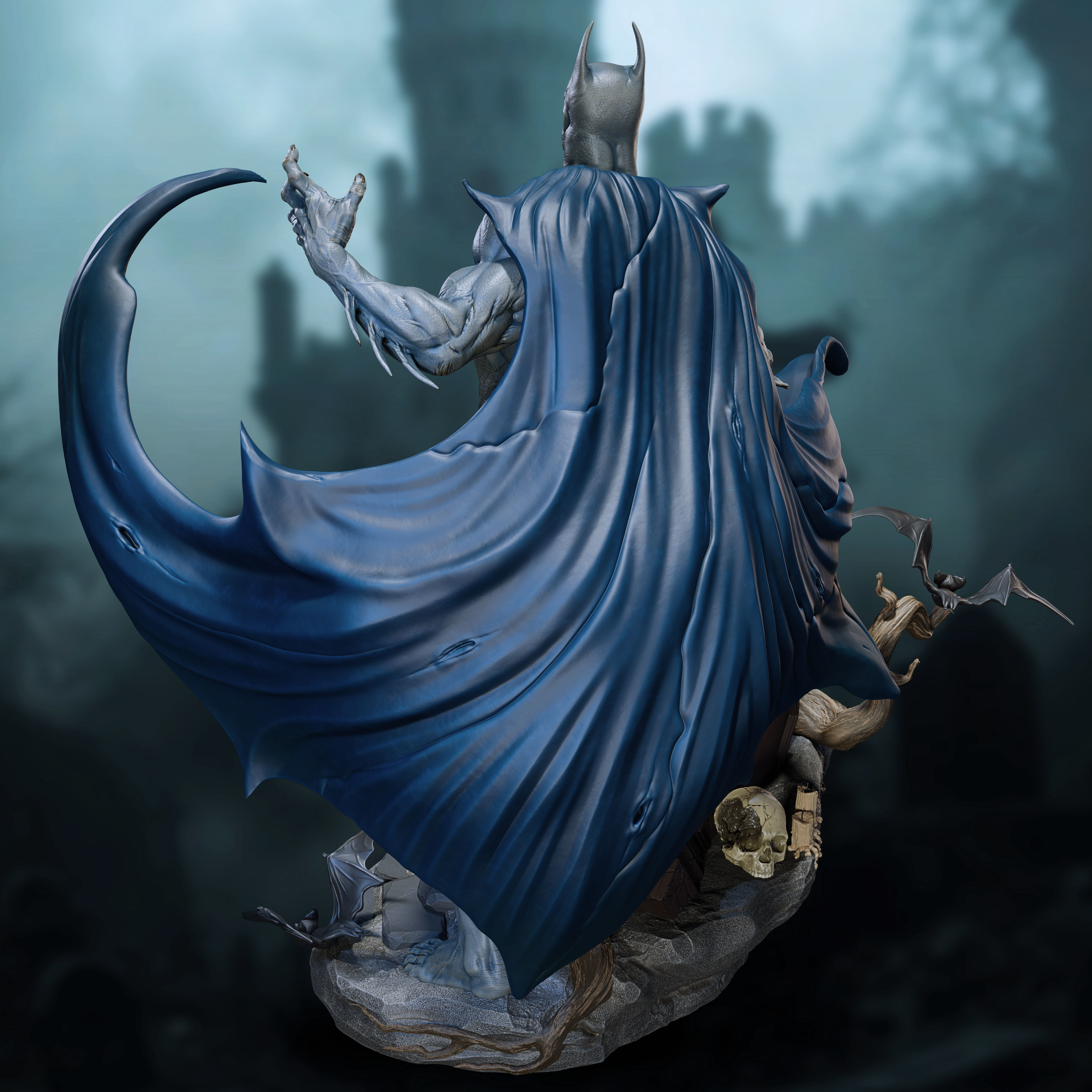 Vampire Batman STL 3D model 3D printable | CGTrader