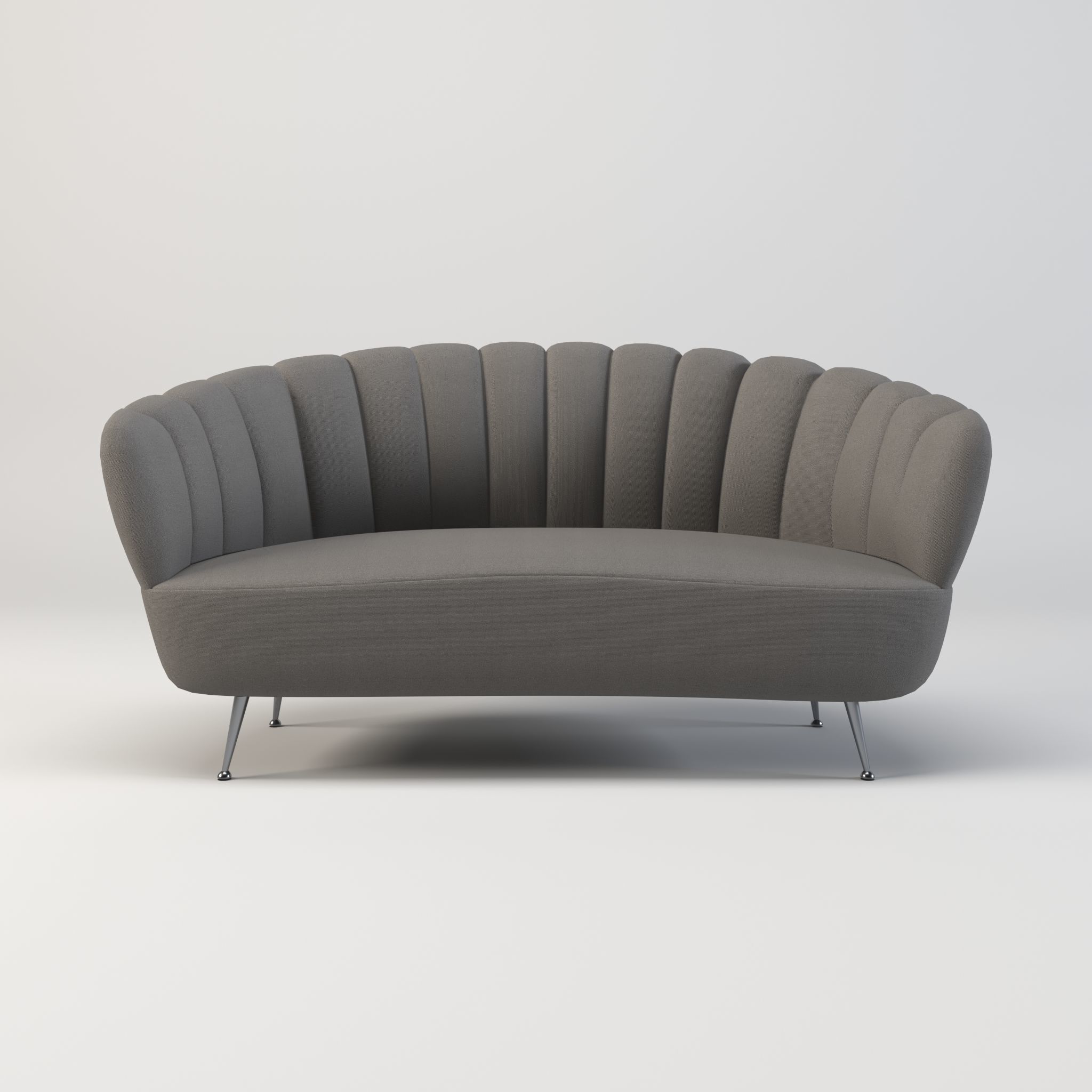 3D model Shell sofa - Pearl sofa VR / AR / low-poly | CGTrader