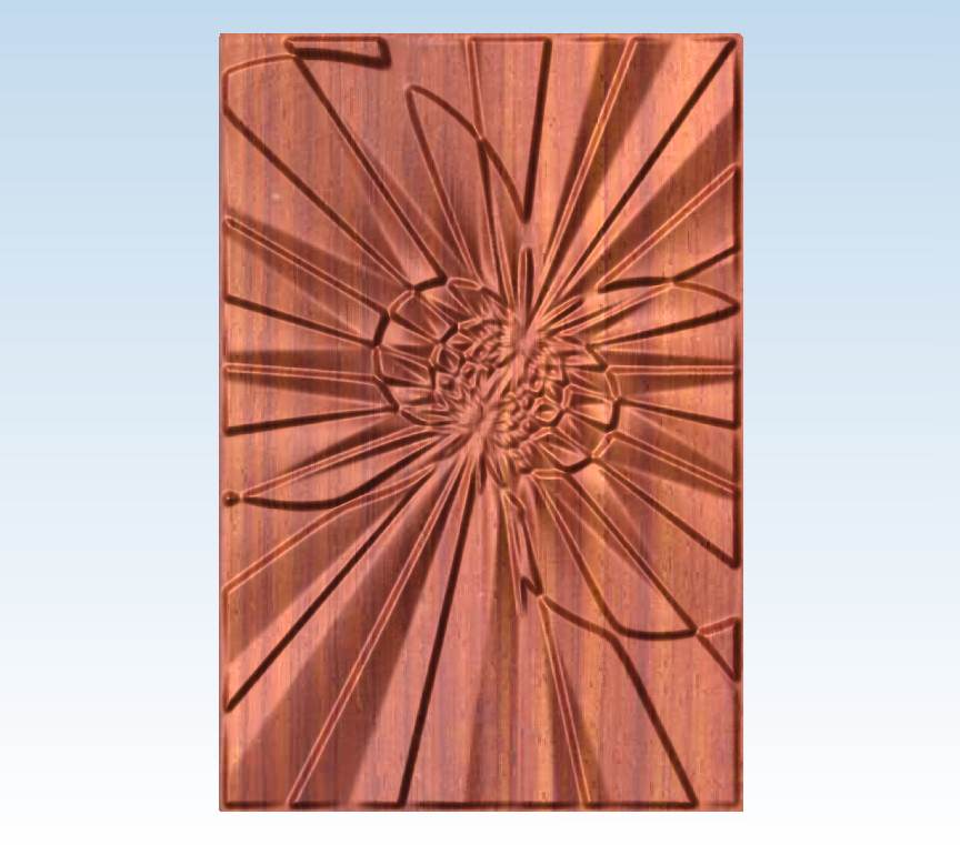 Low relief for wall panels Explosion 2 3D model | CGTrader