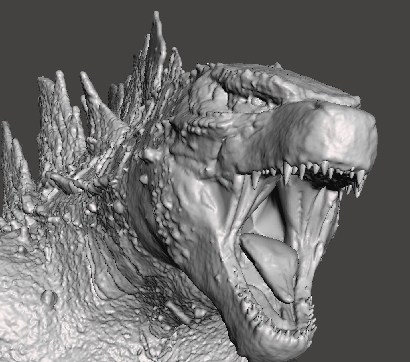 GODZILLA EVOLVED RUNNING x KONG 2024 SHIMO ULTRA DETAILED STL 3D model ...