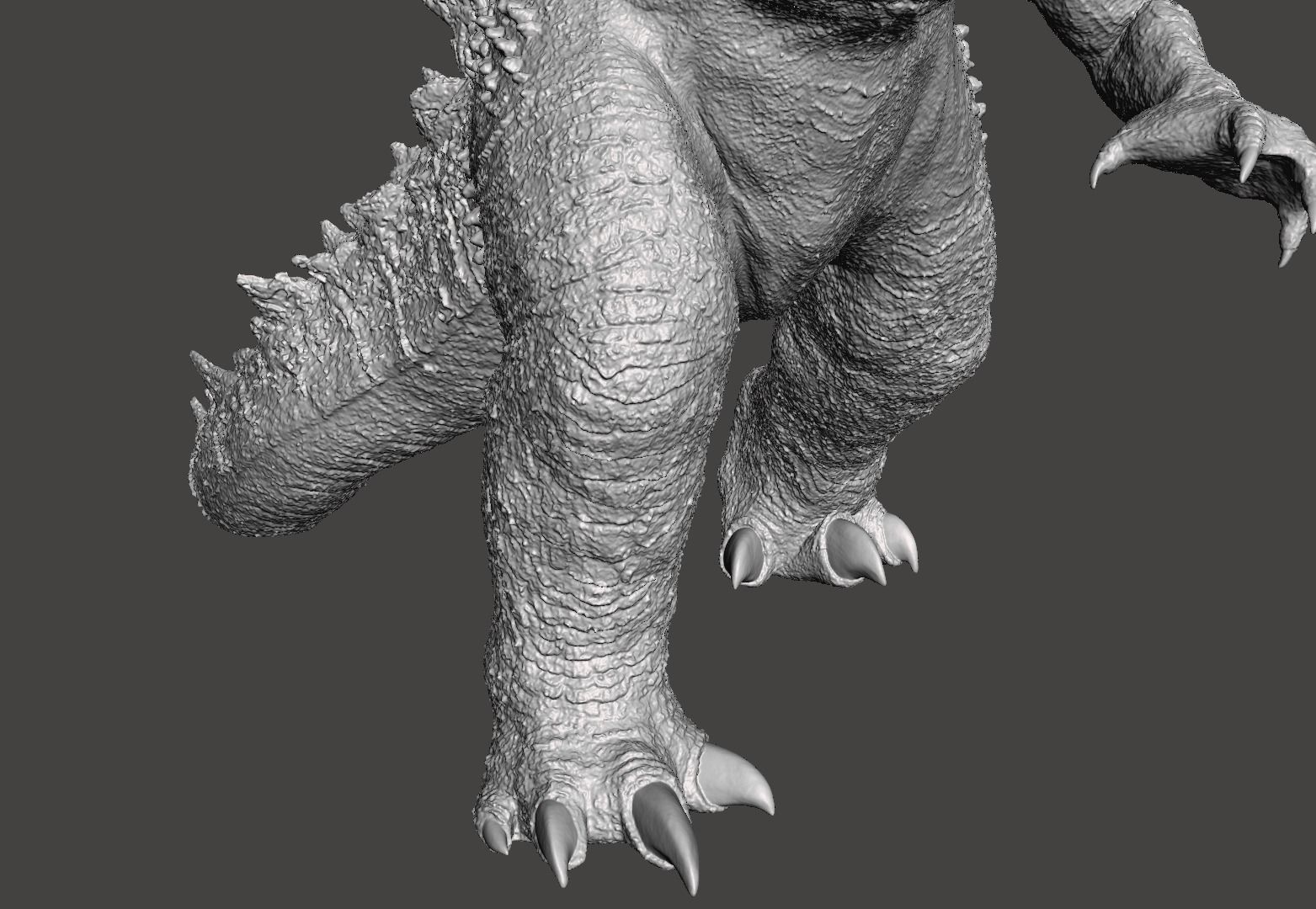 GODZILLA EVOLVED RUNNING x KONG 2024 SHIMO ULTRA DETAILED STL 3D model ...