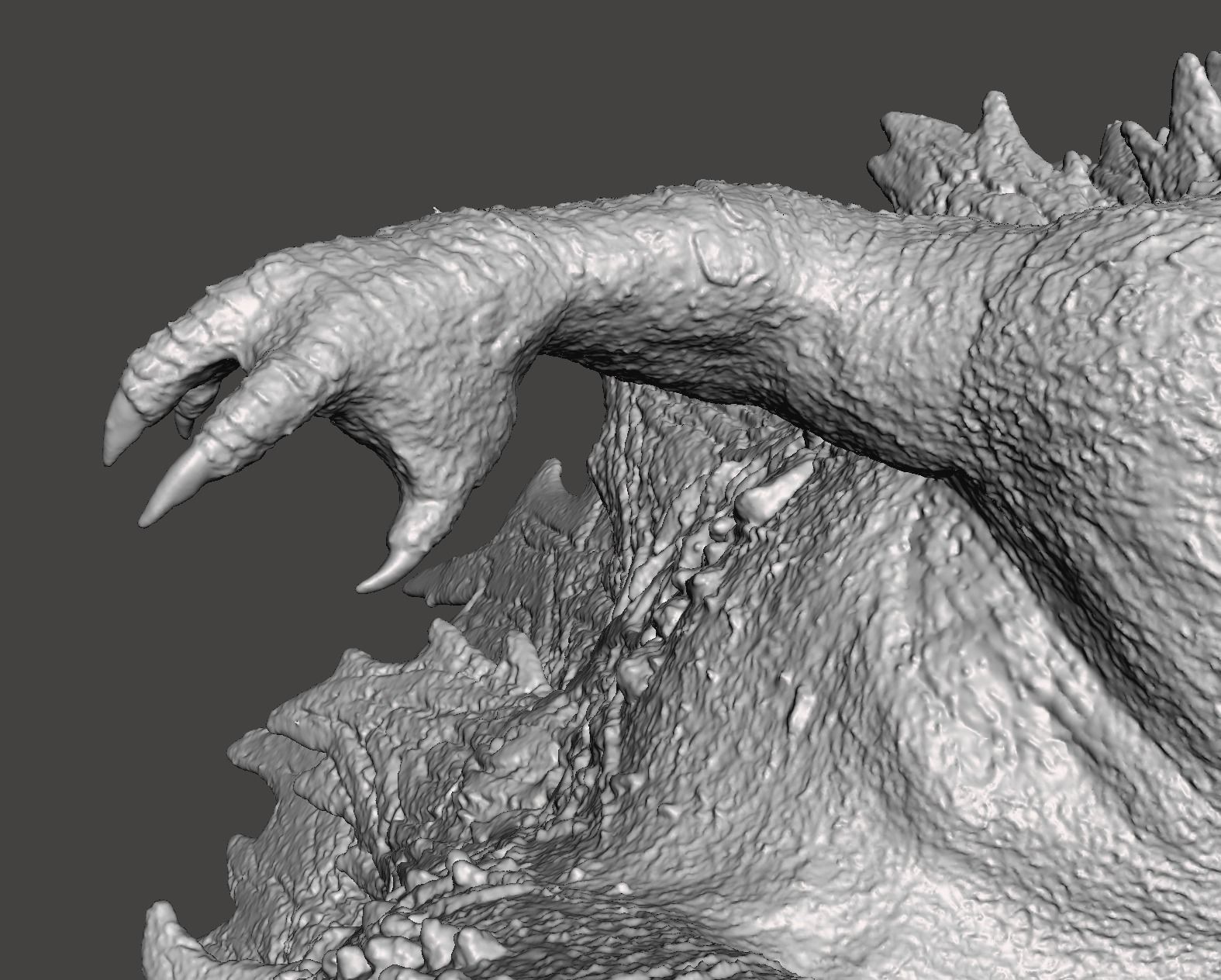 GODZILLA EVOLVED RUNNING x KONG 2024 SHIMO ULTRA DETAILED STL 3D model ...