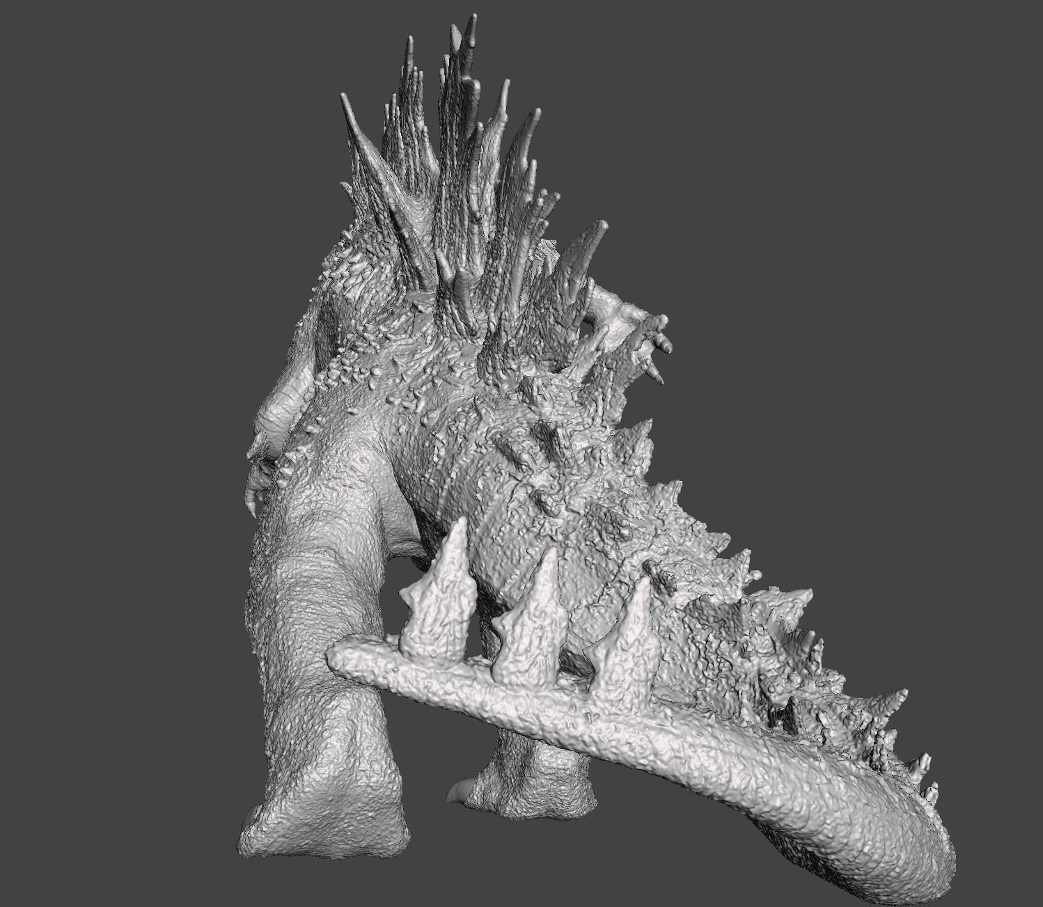 GODZILLA EVOLVED RUNNING x KONG 2024 SHIMO ULTRA DETAILED STL 3D model ...