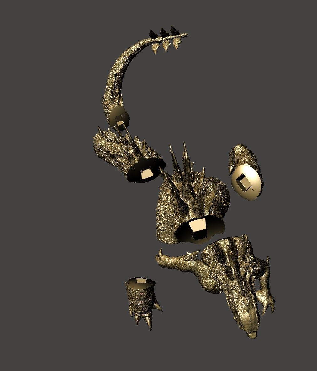 GODZILLA EVOLVED RUNNING x KONG 2024 SHIMO ULTRA DETAILED STL 3D model ...