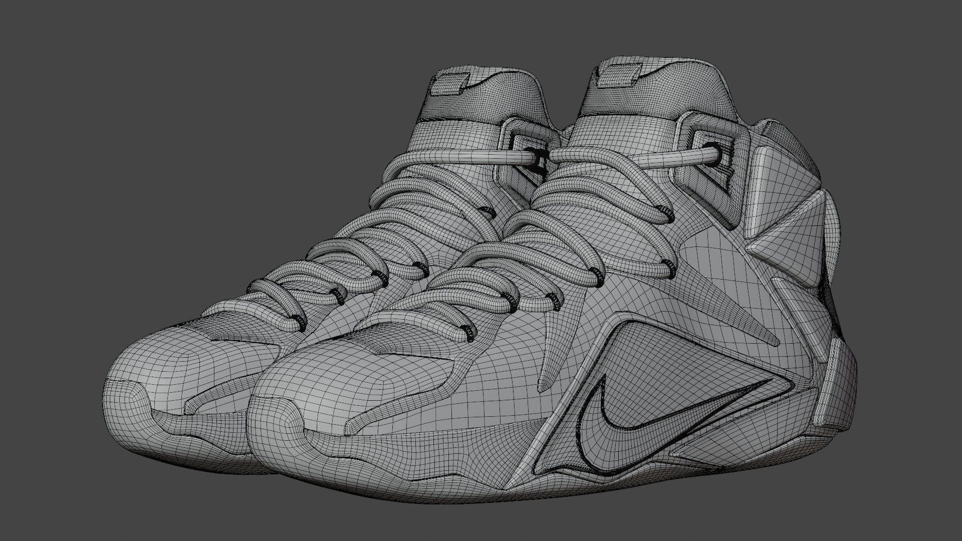 Nike Lebron monstera leaf graffiti 3D model | CGTrader