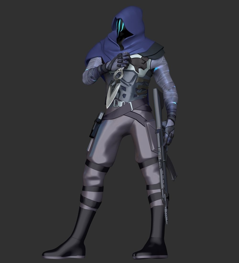 Omen - Valorant 3D model 3D printable | CGTrader