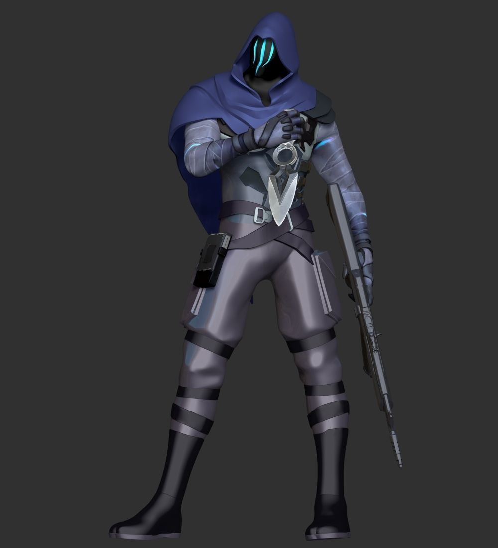 Omen - Valorant 3D model 3D printable | CGTrader