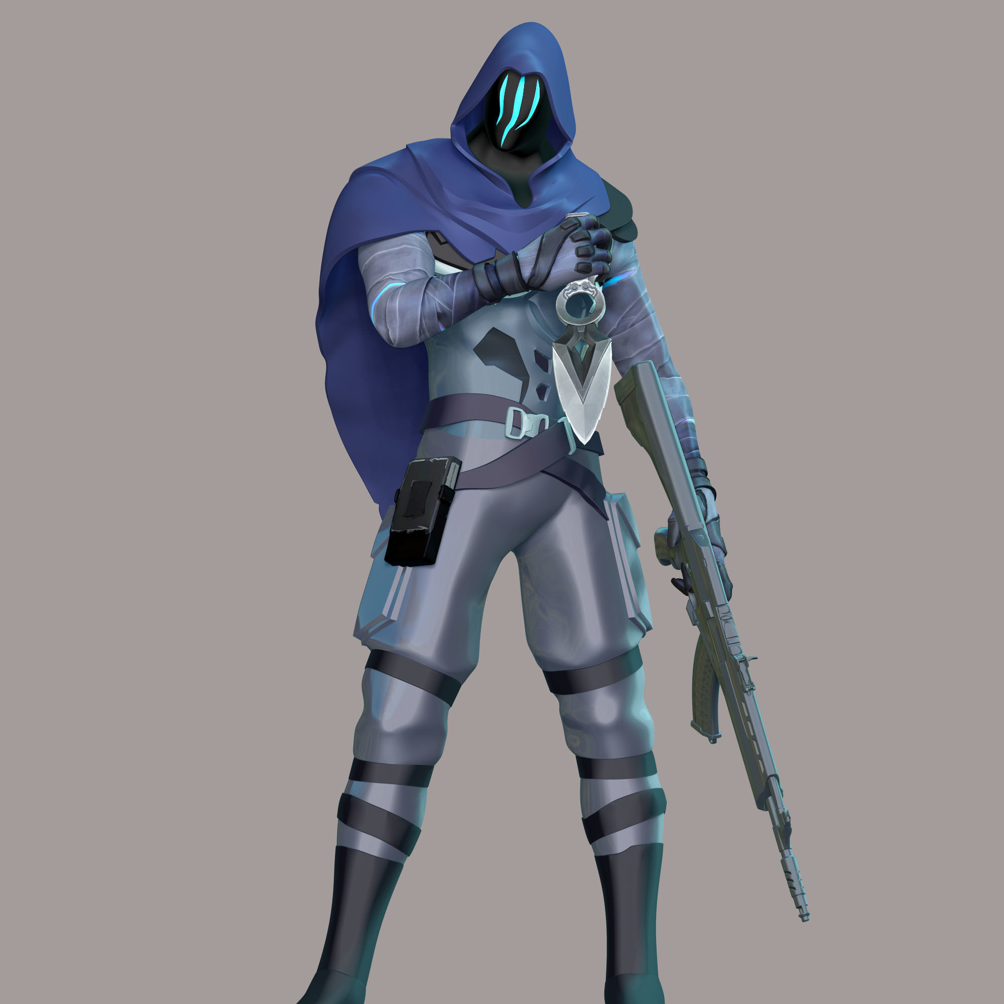 Omen - Valorant 3D model 3D printable | CGTrader