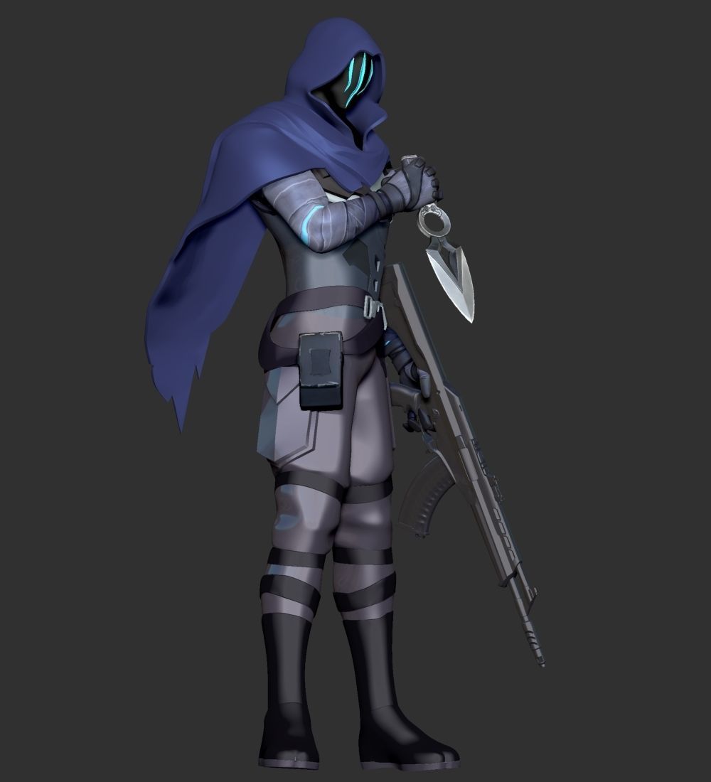 Omen - Valorant 3D model 3D printable | CGTrader