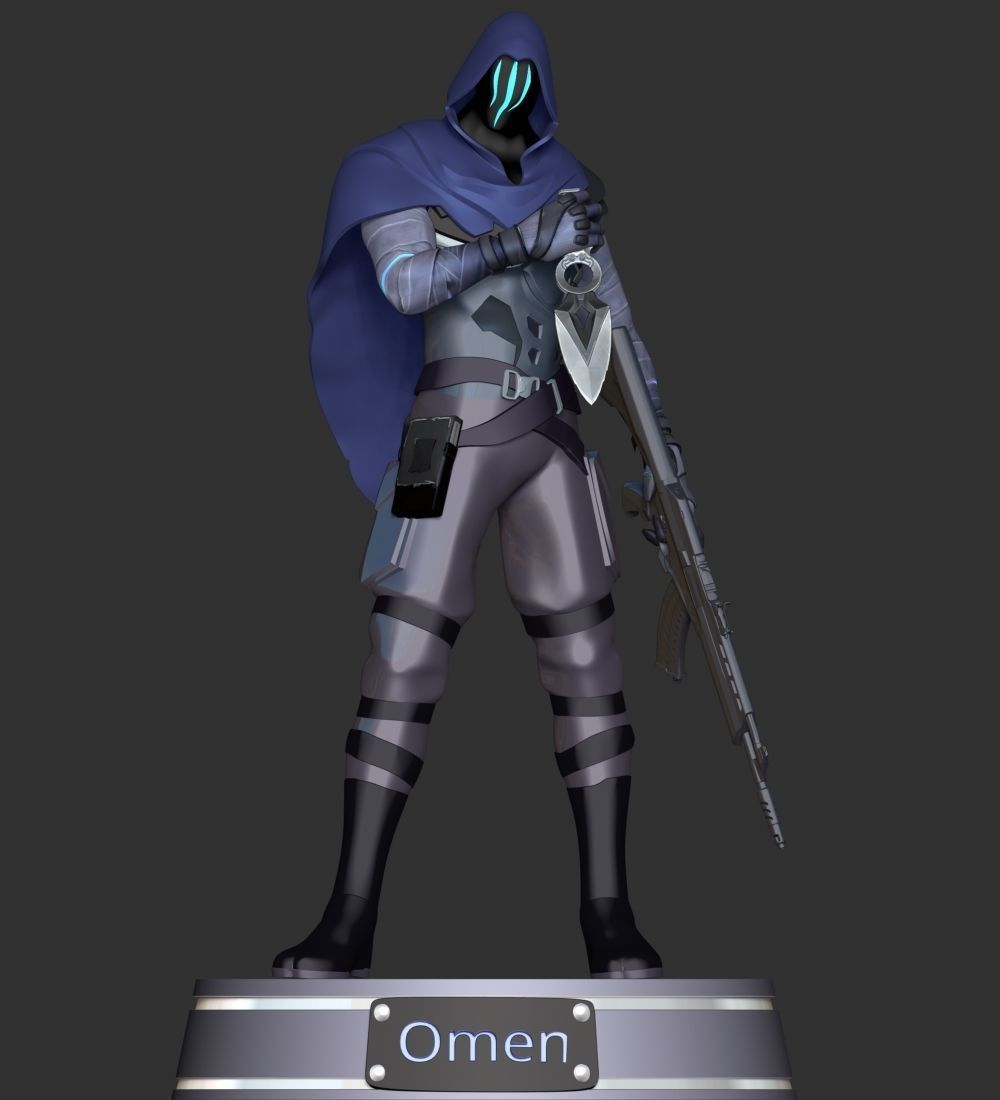Omen - Valorant 3D model 3D printable | CGTrader
