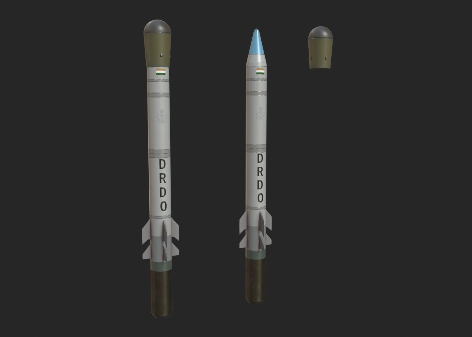 3D model INS Arihant Class Ballistic Missile Submarine VR / AR / low ...