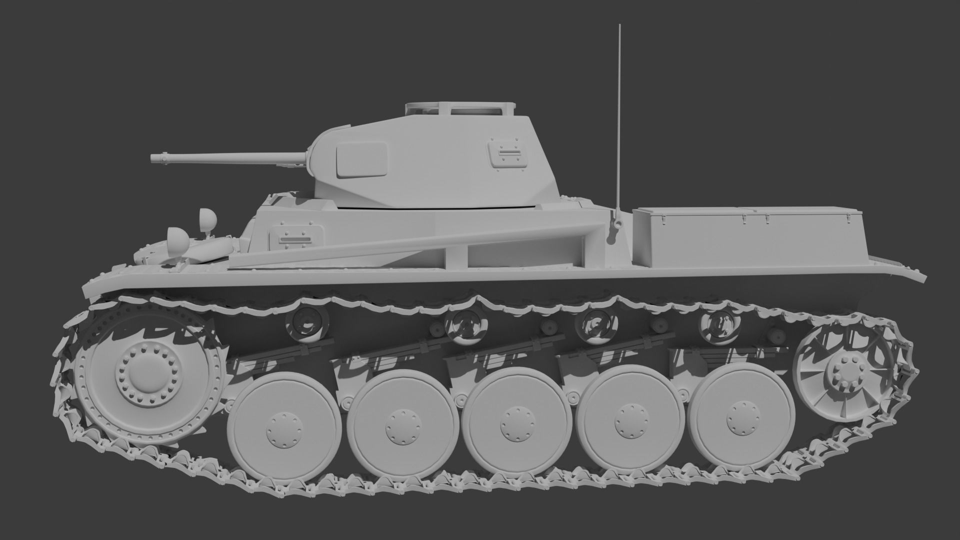 Panzer II Free free 3D model | CGTrader