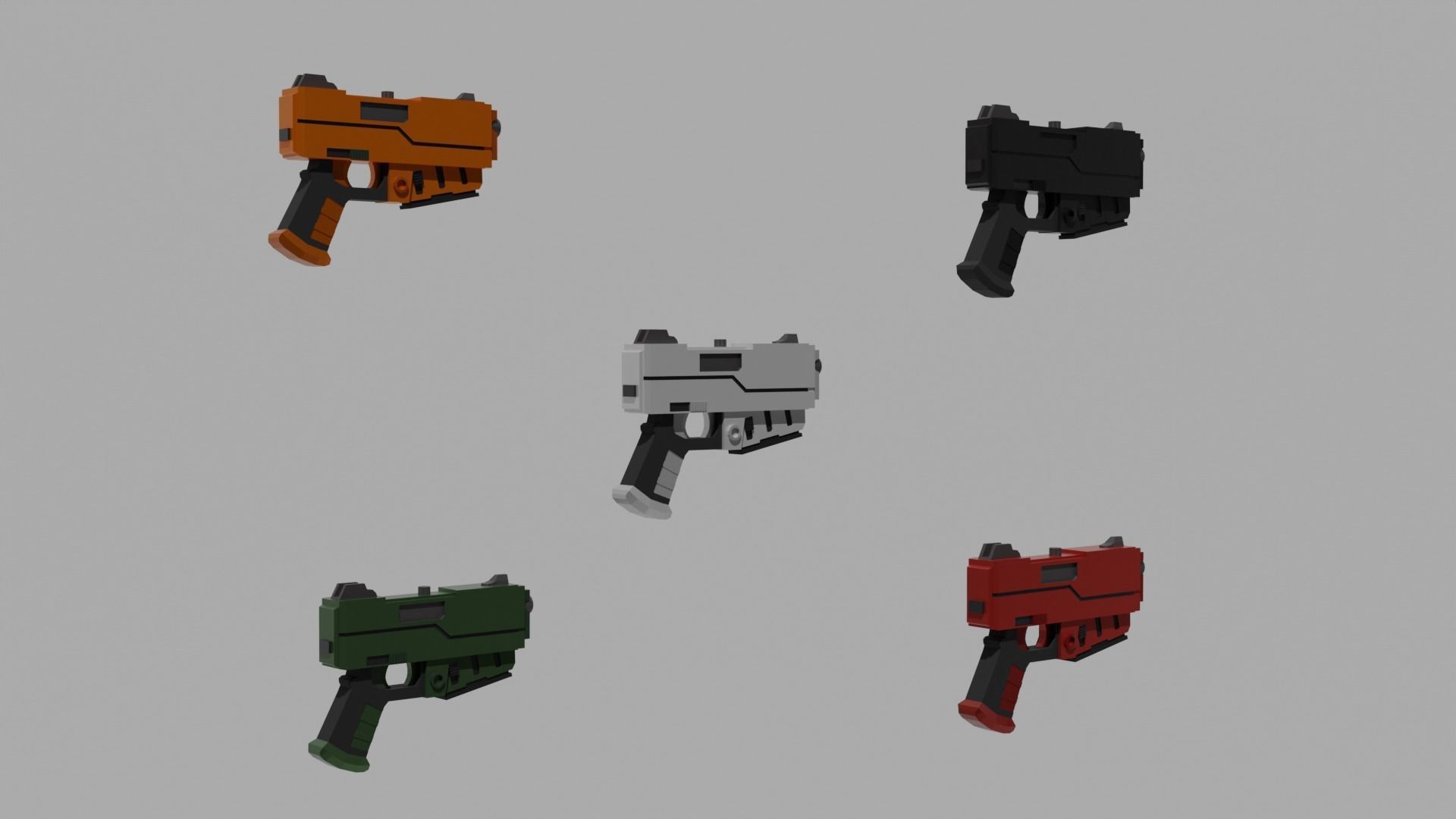 3D model Warhammer 40k Imperial Guard Pistol VR / AR / low-poly | CGTrader