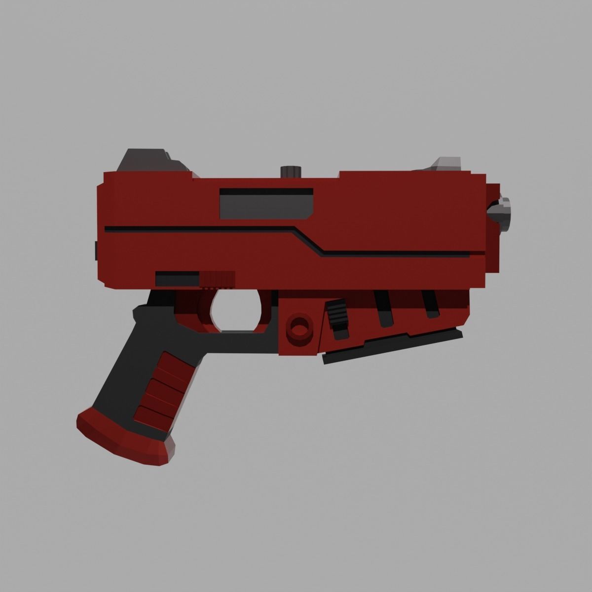 3D model Warhammer 40k Imperial Guard Pistol VR / AR / low-poly | CGTrader