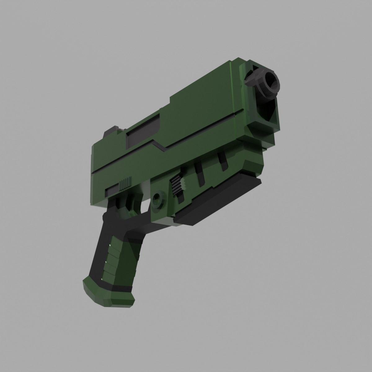 3D model Warhammer 40k Imperial Guard Pistol VR / AR / low-poly | CGTrader