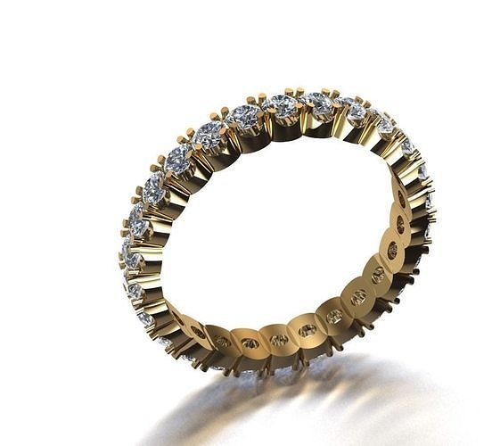 Round Ring 3D model 3D printable | CGTrader