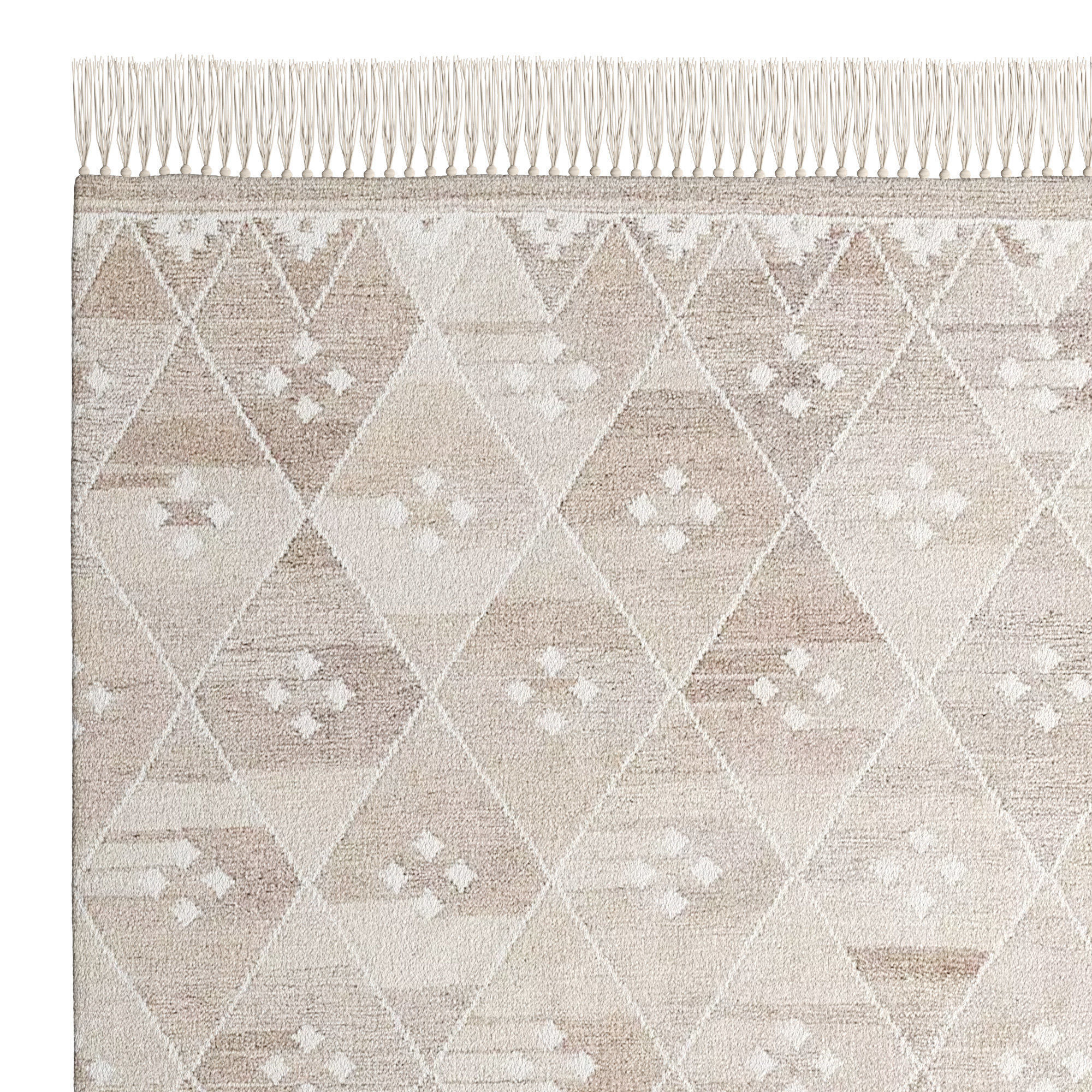 Cora Kilim Woven Rug 3D model | CGTrader