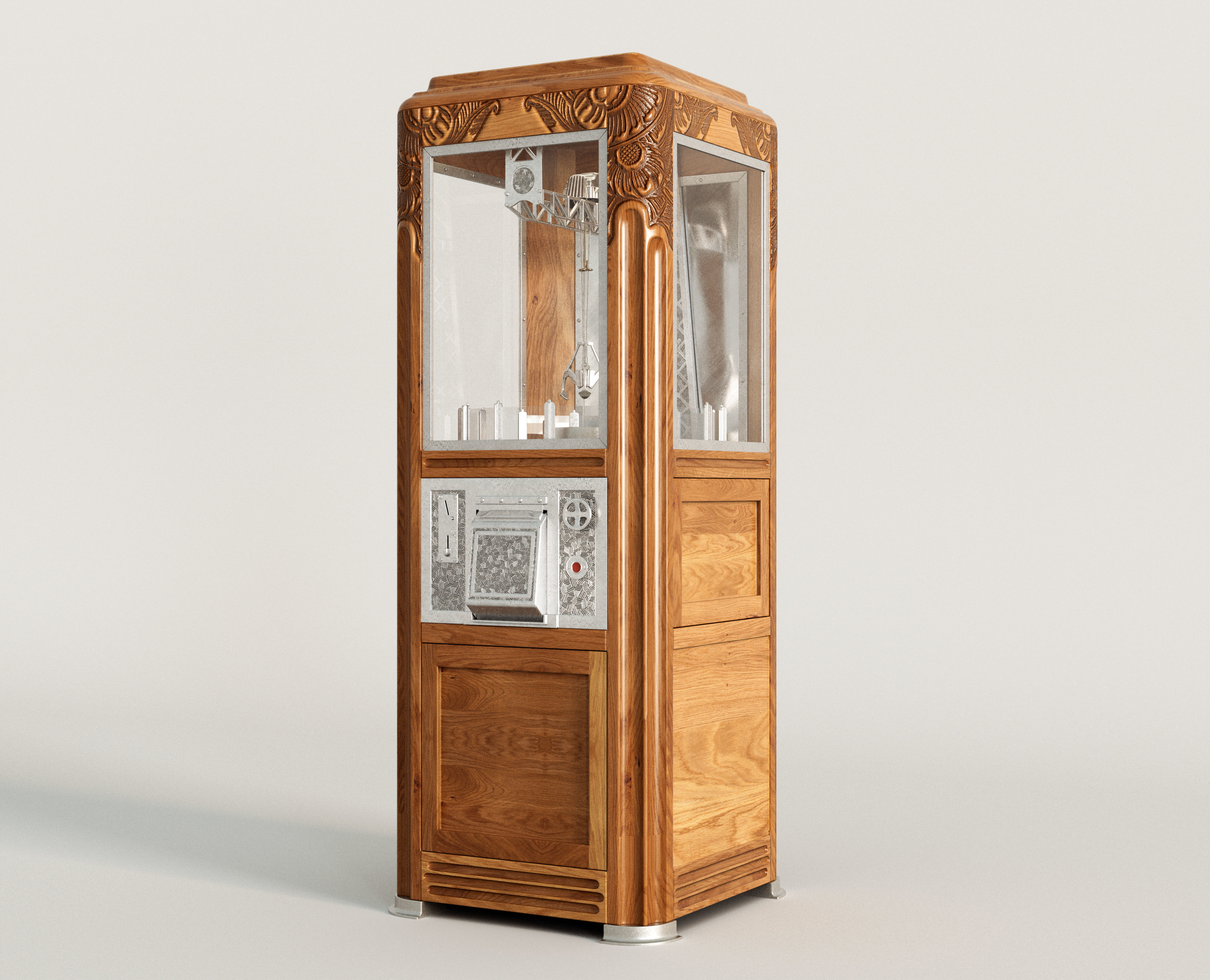 Bonzini And Sopransi Arcade Crane Claw Vending Machine 3D model | CGTrader