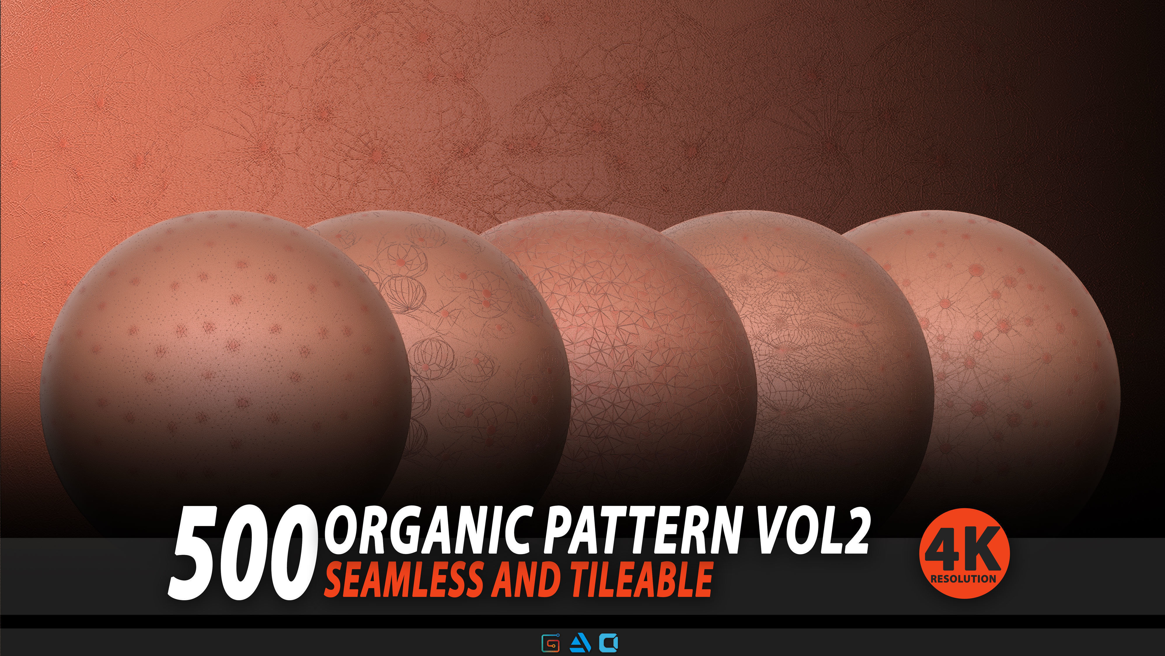 500 4K Organic Pattern- Seamless and Tileable Texture | CGTrader