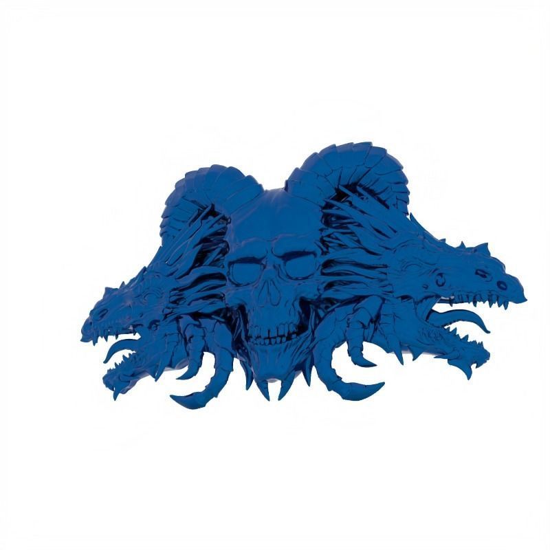 3d Model Stl File For Cnc Router Laser 3d Printer Dragon Skull 3d Model