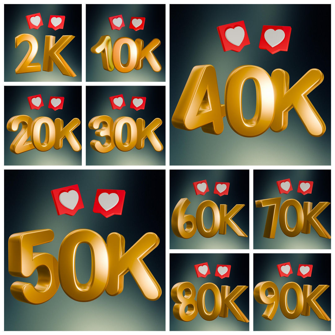 70 high resolution 4K mega 3D icon pack 3D model | CGTrader