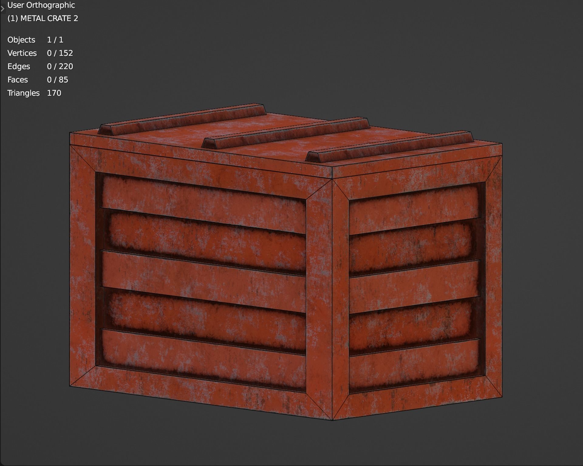 3D model Metal Crates Pack - Metal Boxes Collection VR / AR / low-poly ...