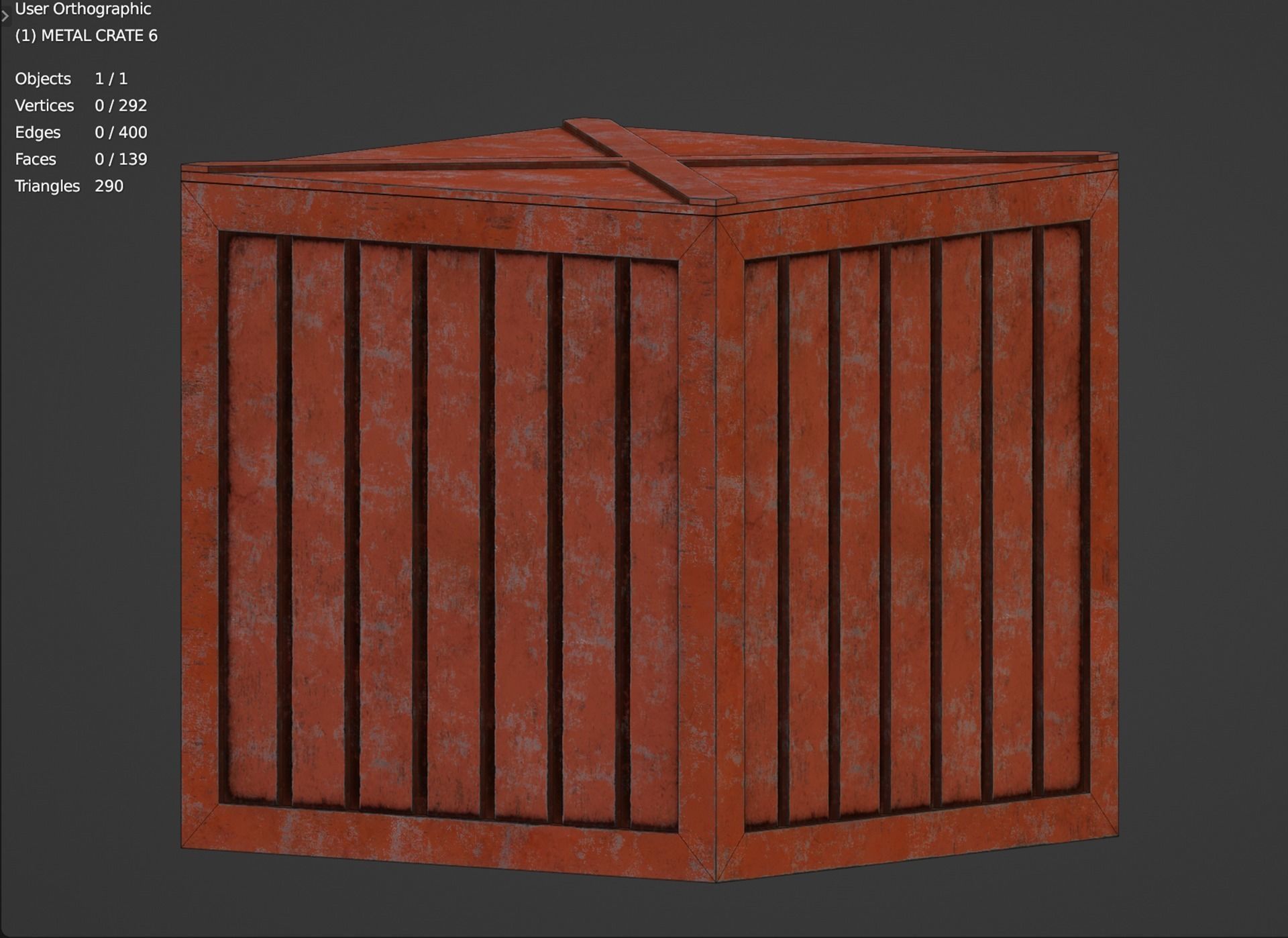 3D model Metal Crates Pack - Metal Boxes Collection VR / AR / low-poly ...