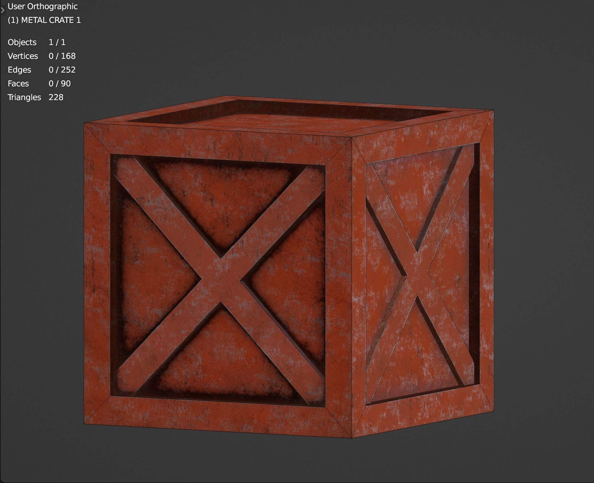 3D model Metal Crates Pack - Metal Boxes Collection VR / AR / low-poly ...
