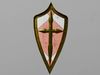 Tri-Parted Pointed Heraldic Shield 3D model | CGTrader