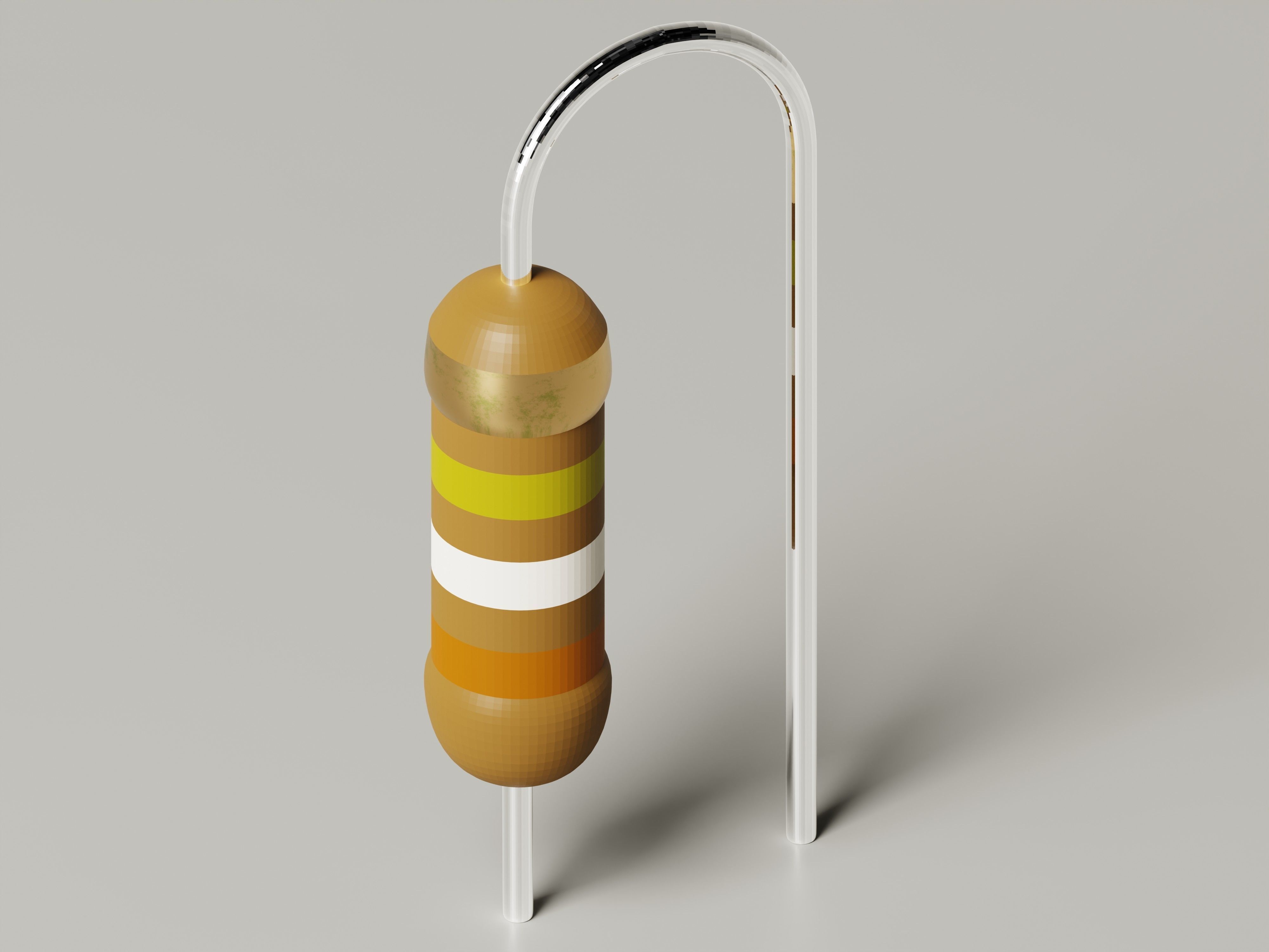 3D model Ohm Resistor 3D Model VR / AR / low-poly | CGTrader