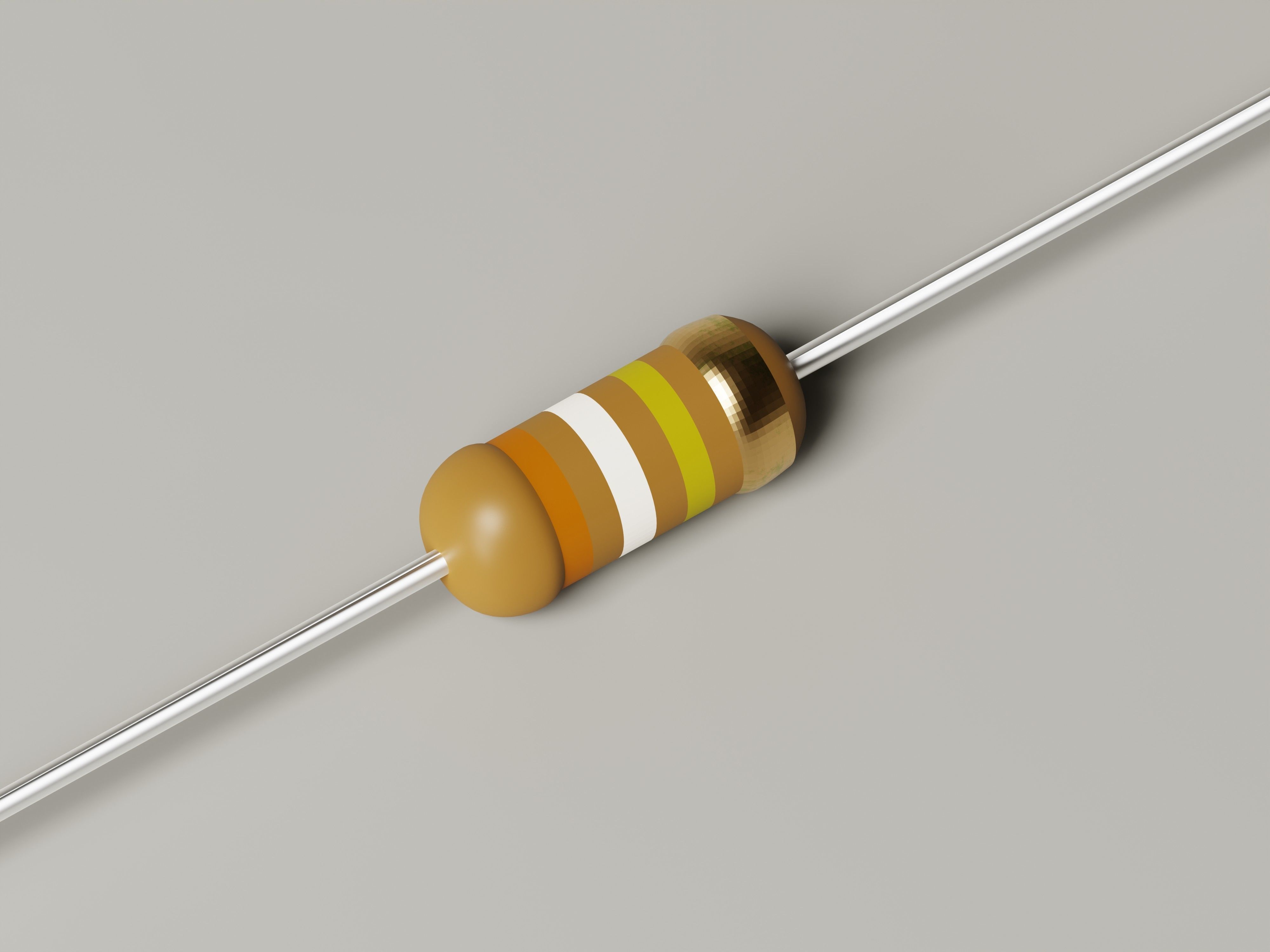 3D model Ohm Resistor 3D Model VR / AR / low-poly | CGTrader