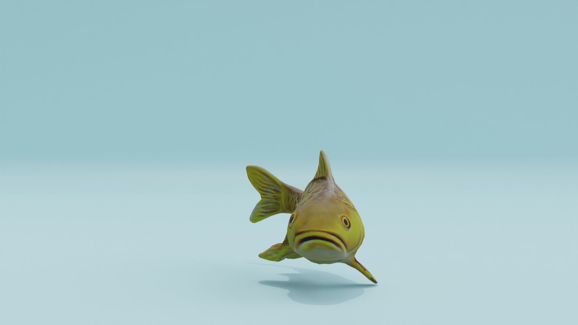 Golden Koi Fish free VR / AR / low-poly 3D model | CGTrader