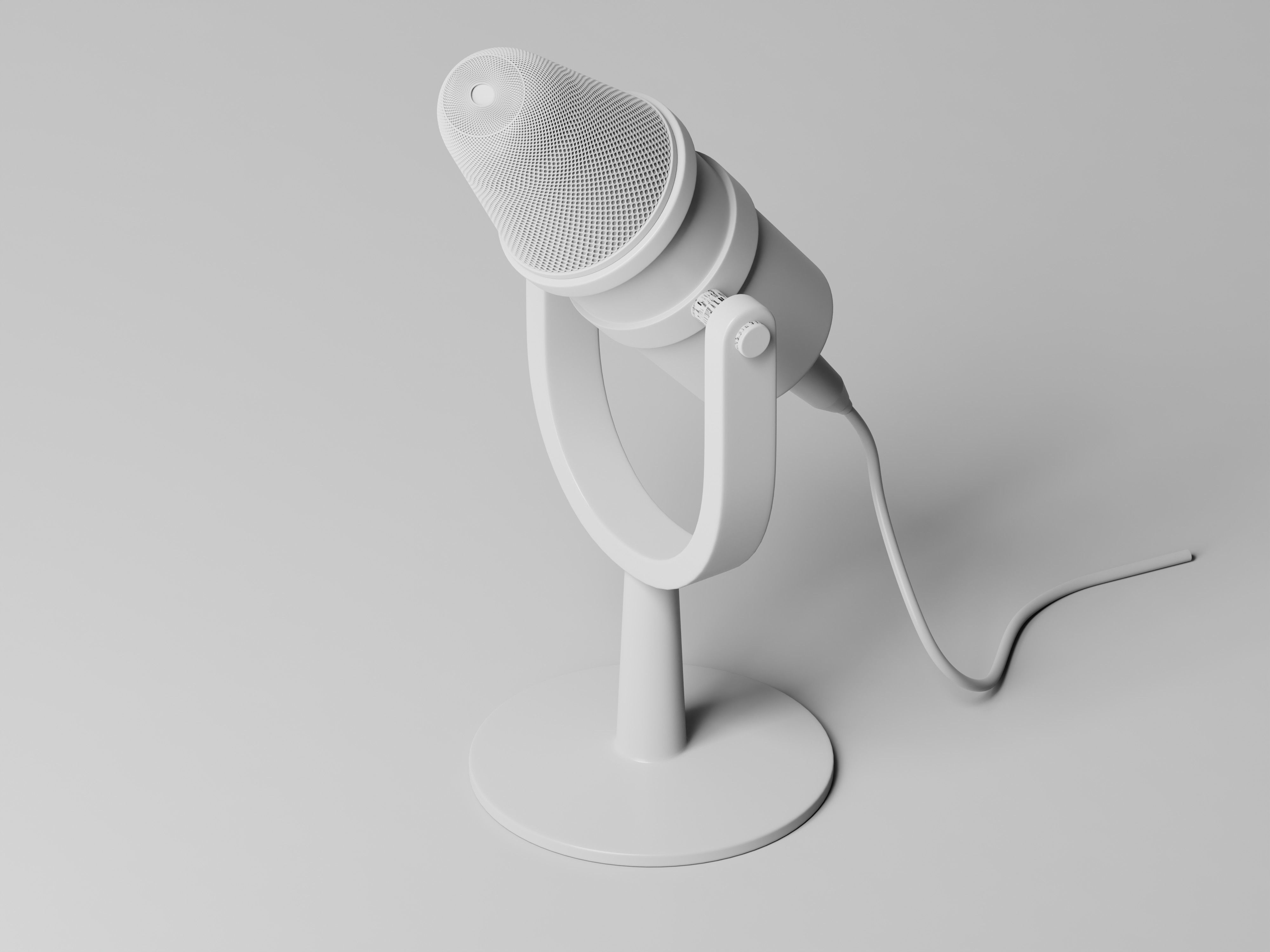 3D model Microphone Professional Condenser Mic 3D Model VR / AR / low-poly | CGTrader