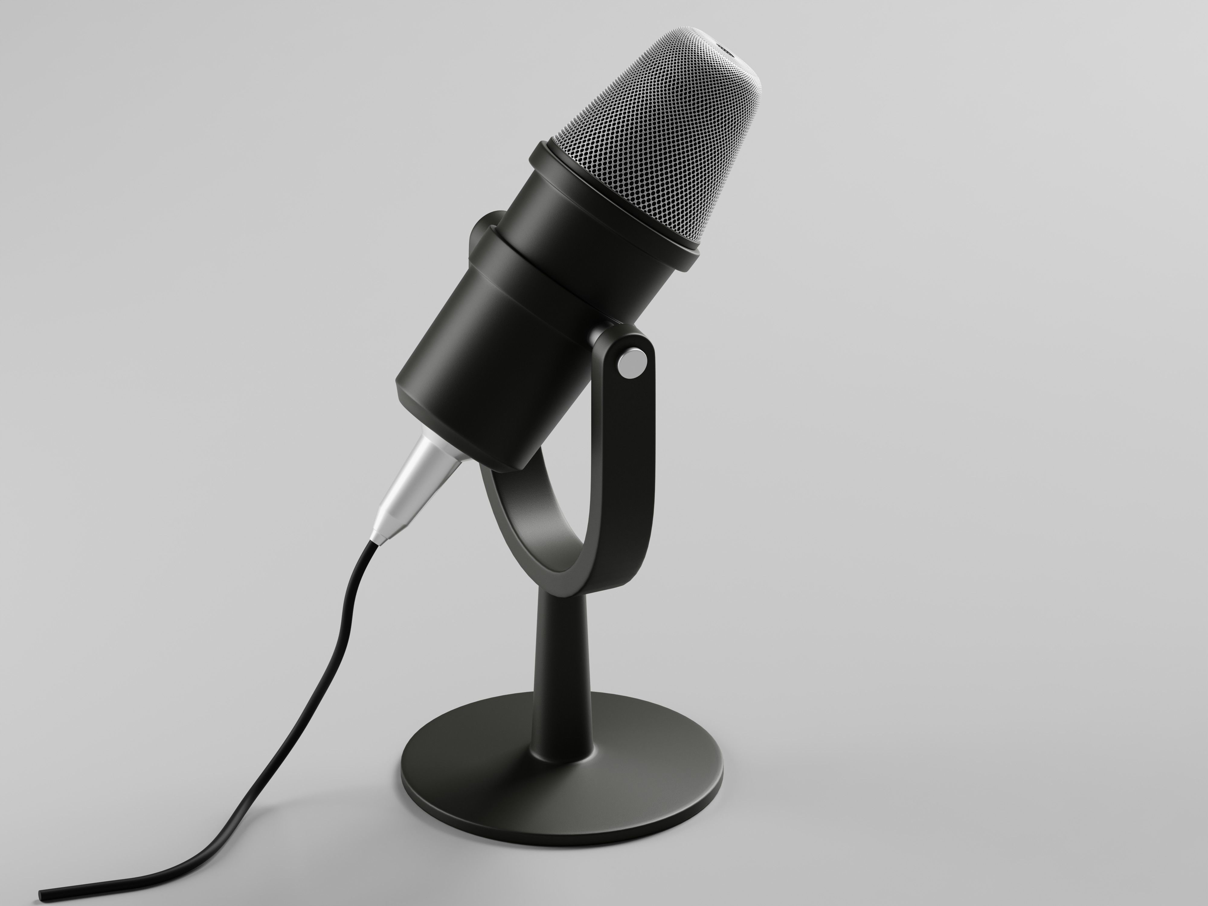 3D model Microphone Professional Condenser Mic 3D Model VR / AR / low-poly | CGTrader