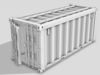 3D model Stylized Cargo Shipping Container VR / AR / low-poly | CGTrader