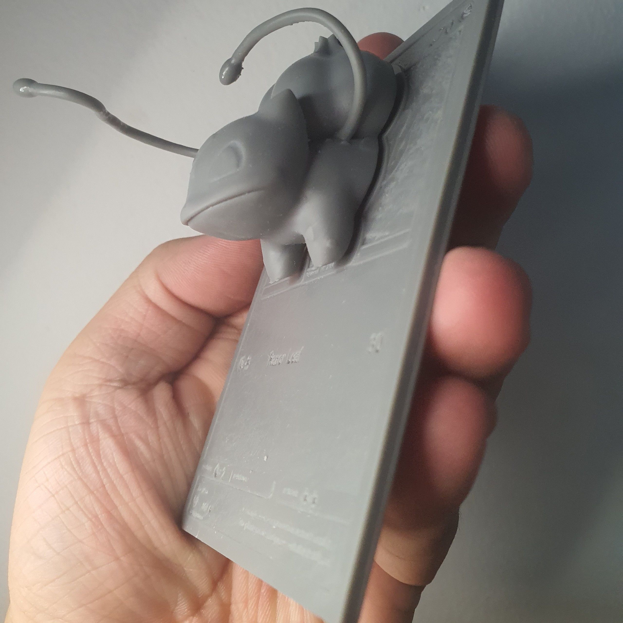 Bulbasaur 4D Card Fan Custom 3D Printing File Pokemon 3D model 3D ...