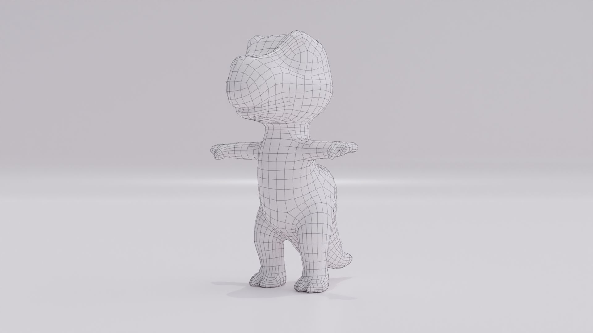 Dinosaur Character T-Pose free VR / AR / low-poly 3D model | CGTrader