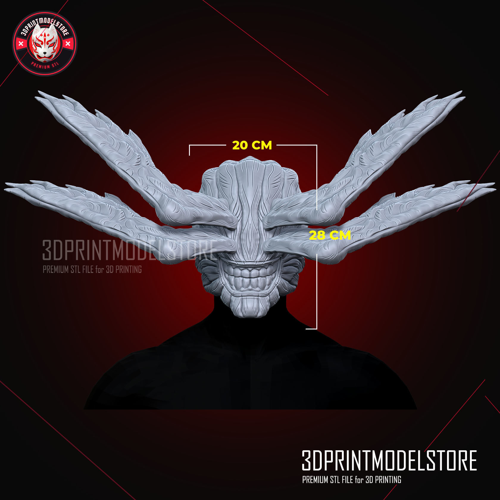 Mahoraga Mask - Jujutsu Kaisen Cosplay Helmet - Halloween 3D model 3D ...