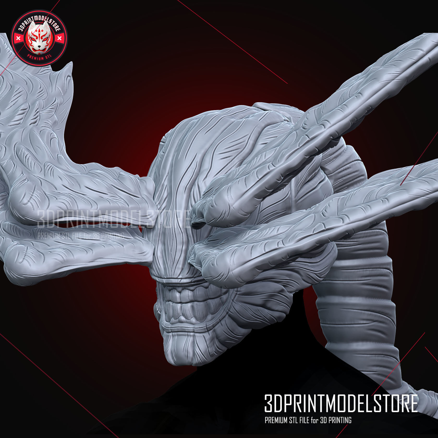 Mahoraga Mask - Jujutsu Kaisen Cosplay Helmet - Halloween 3D model 3D ...