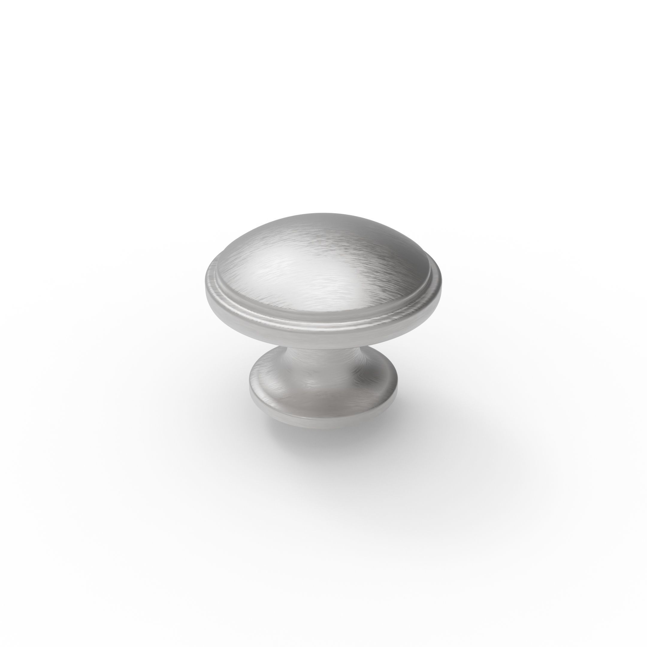 Silver Cup Knob Handle free 3D model | CGTrader