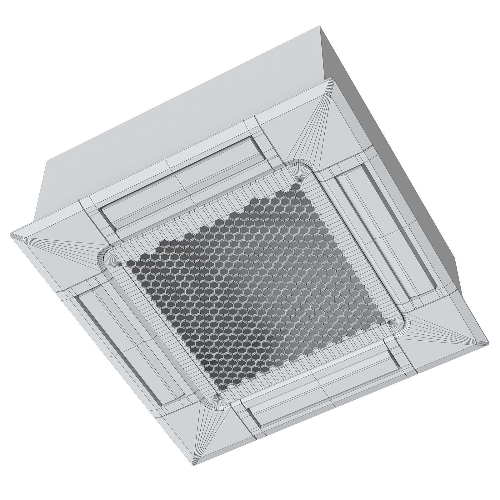 Cassette air conditioner Mitsubishi Electric 3D model | CGTrader