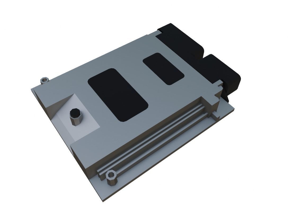 Basic ECU free VR / AR / low-poly 3D model | CGTrader