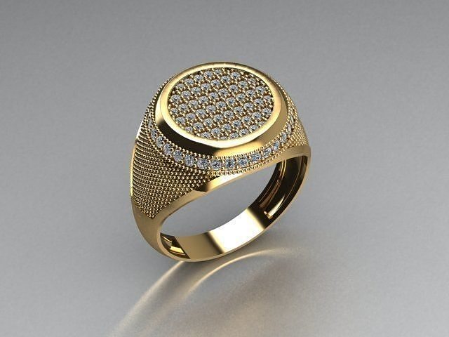men ring 3D model 3D printable | CGTrader